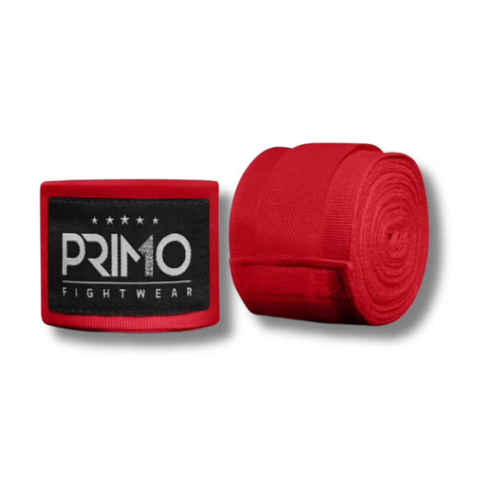 Primo Hand Wraps – 180 Series Red – KICKPUNCHELBOW