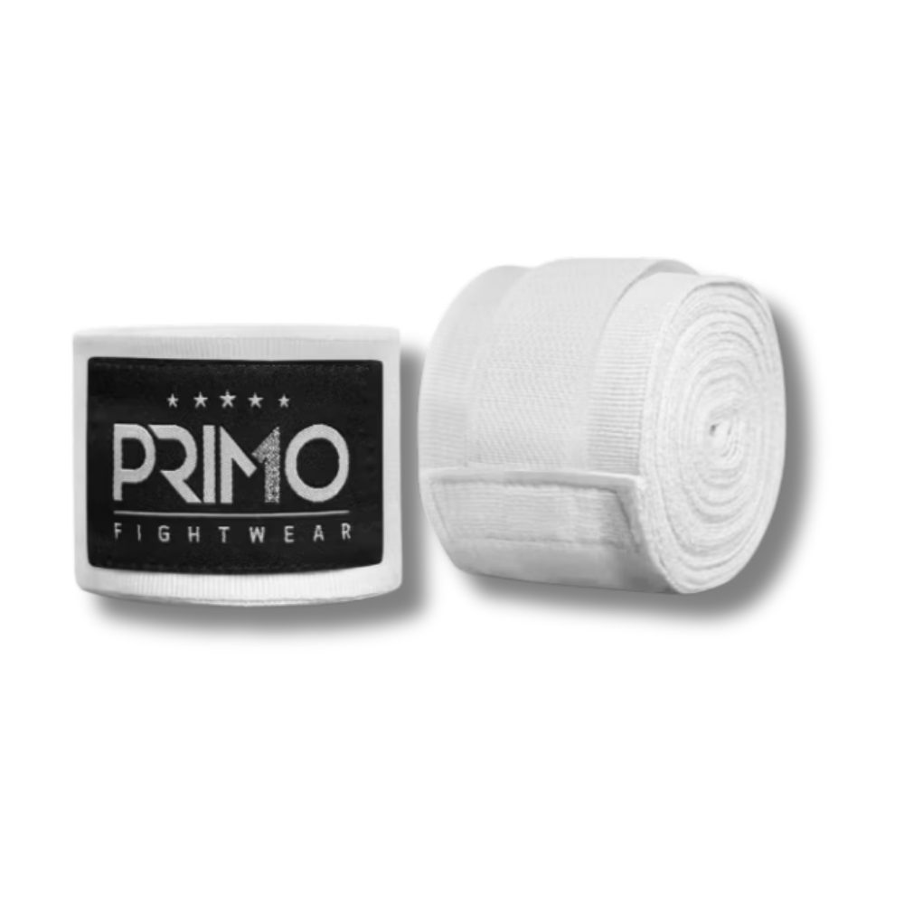 Primo Hand Wraps – 180 Series White – KICKPUNCHELBOW